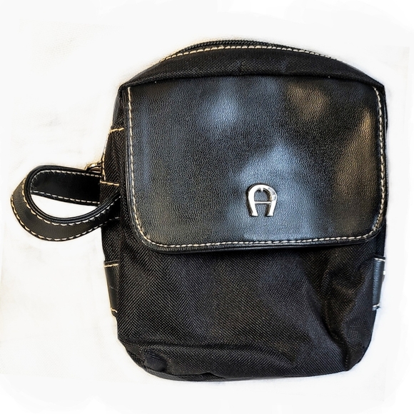 Etienne Aigner | Bags | Etienne Aigner Canvas Travel Accessory Bag ...
